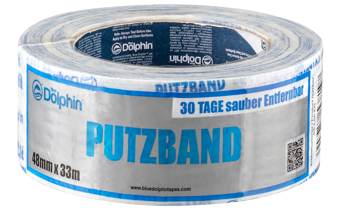 Putzband 48 mm weiß – sauber abkleben & schützen